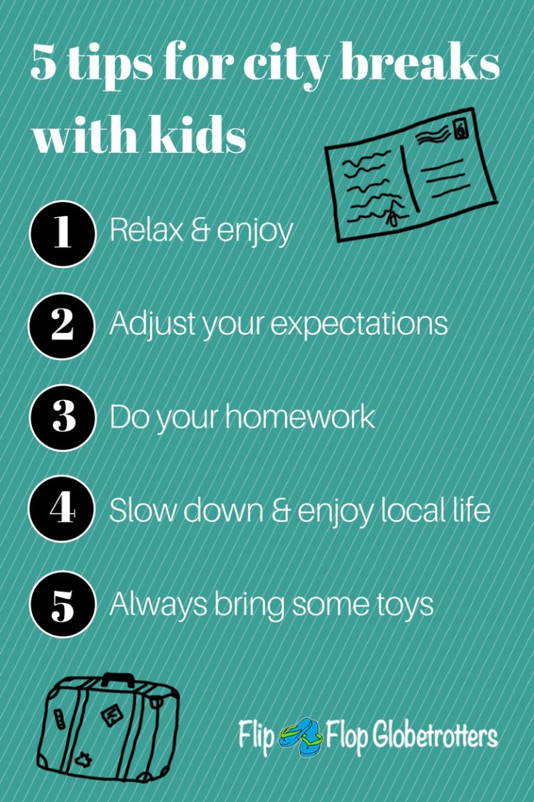 5 tips for successful city breaks with kids • FlipFlopGlobetrotters.com